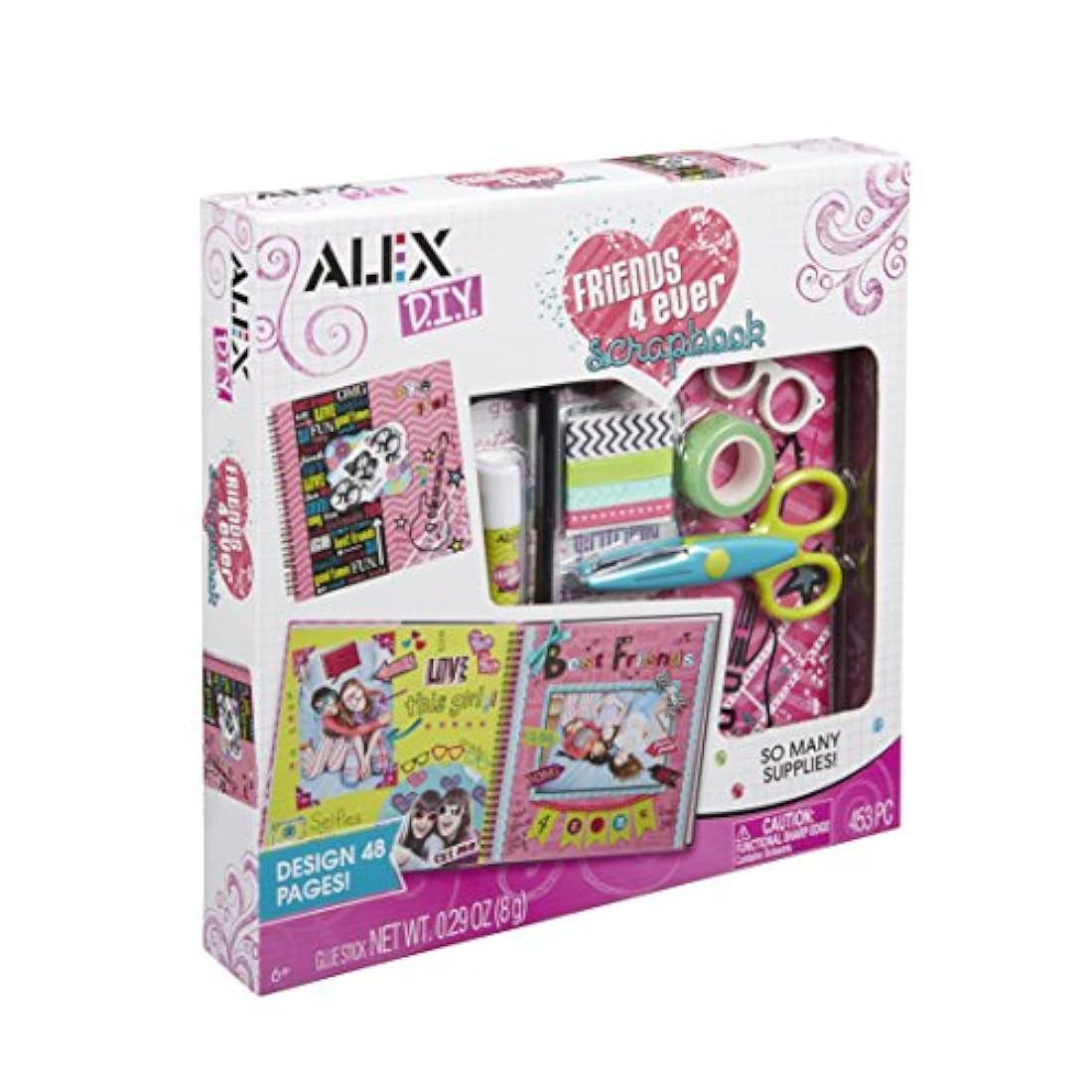 Álbum de recortes Friends 4 Ever de Alex Toys – Usalo Ya