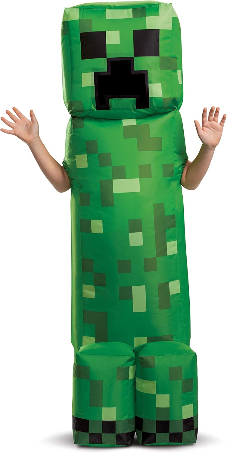 Disfraz - CREEPER INFLATABLE Para Niños, Modelo Original – Usalo Ya
