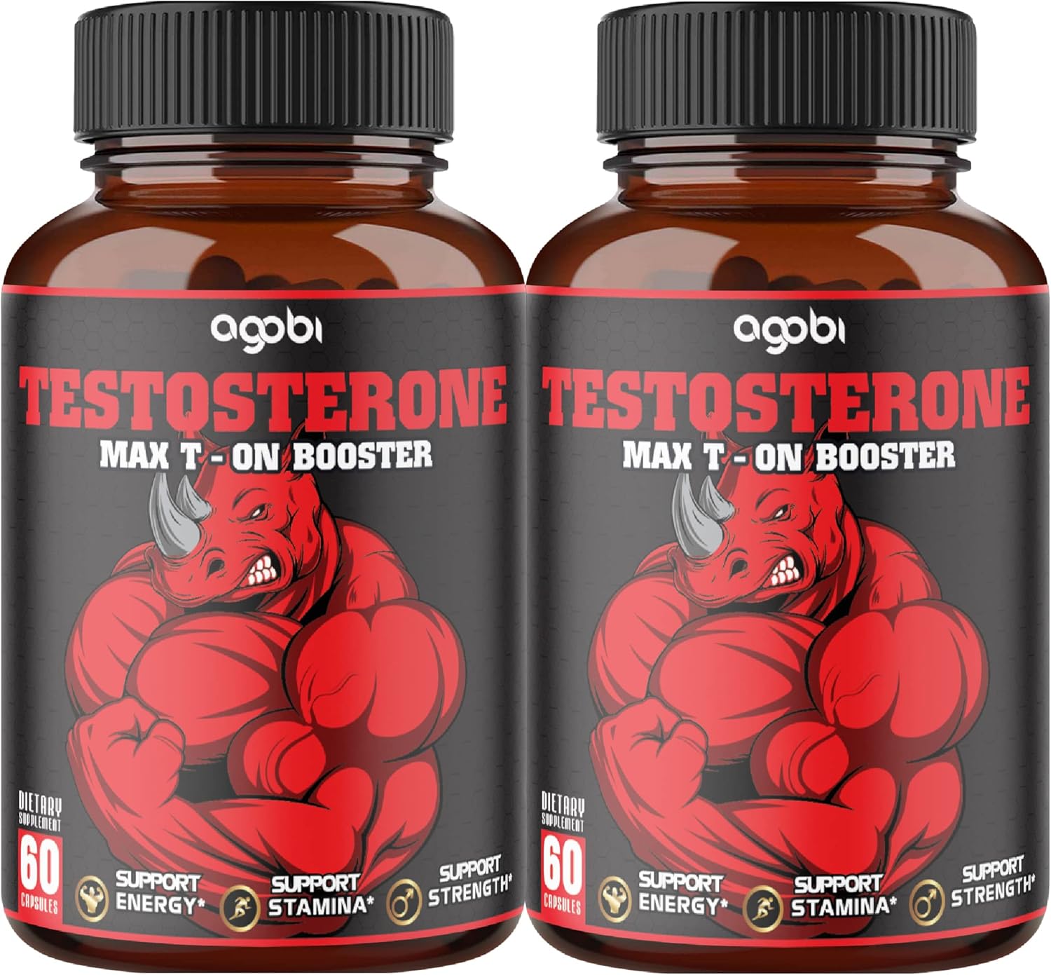 2 paquetes de 60 cápsulas 14000 mg de refuerzo testosterona – Usalo Ya