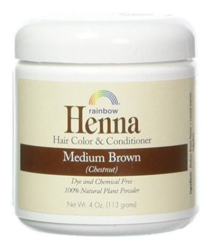 Henna Color De Cabello Y Acondicionador - Color Marron – Usalo Ya